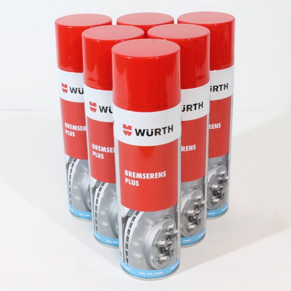 6-Pack Würth bremserens plus - Verktøybørsen - Nettbutikk